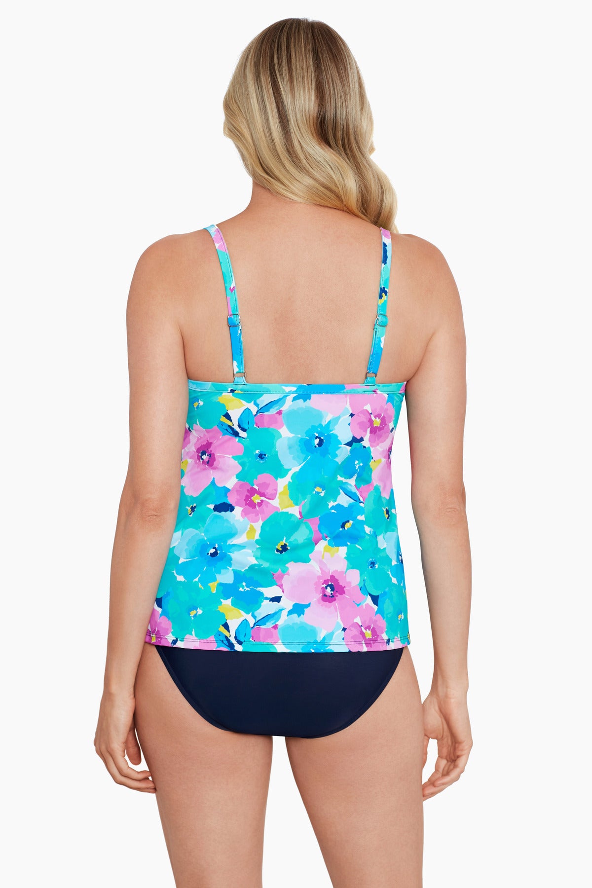 Shape Solver By Penbrooke Knotted Flyaway Tankini Hidden Garden Mimi